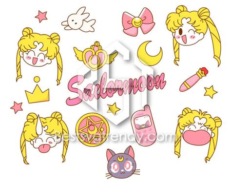 Sailor Moon Svg Bundle Bestsvgtrendy