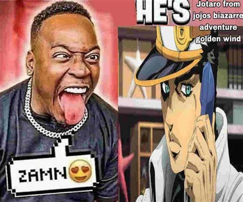 Zamn 😍 Hes Jotaro Kujo From Jojos Bizarre Adventure Golden Wind Jojo