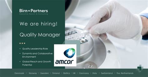 Birn Partners On Linkedin Quality Manager