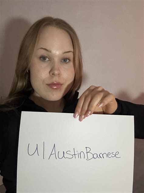 My Verification Reddit 💕 Uaustinbarnese