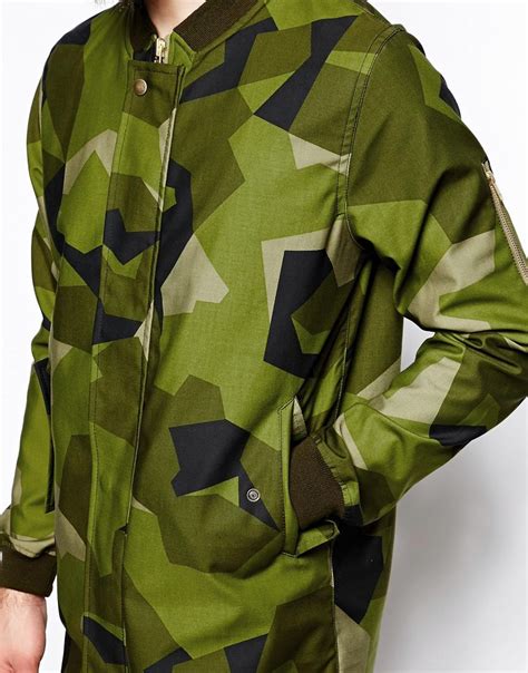 Brixtol | Brixtol Bomber Parka in Swedish Camo at ASOS | Tactical ...