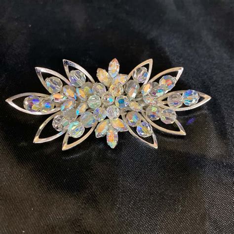 Vintage Crystal Brooch