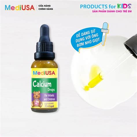 Mediusa Calcium Drops Lọ 30ml