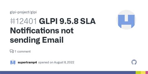 Glpi 958 Sla Notifications Not Sending Email · Issue 12401 · Glpi Projectglpi · Github