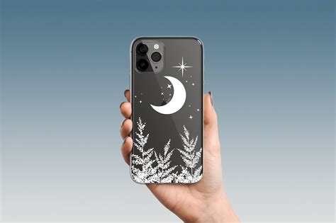 Moon IPhone Case Celestial Phone Case Nature Moon And Etsy