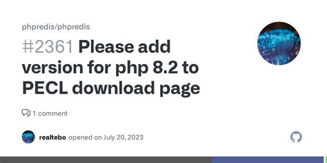 Please Add Version For Php 82 To Pecl Download Page · Issue 2361