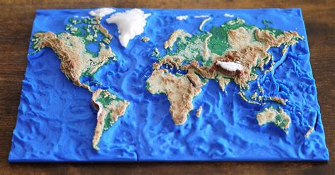 3d World Map By Yasu Download Free Stl Model
