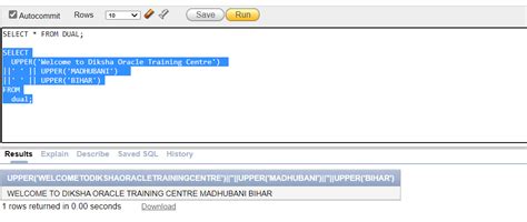 Dual Table In Oracle And Its Uses In Database Diksha Oracle Training