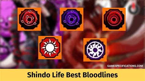 Shindo Life Best Bloodlines List Game Specifications