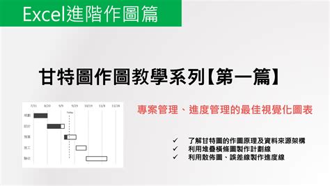 Excel 甘特圖作圖教學系列【第一篇】 Fanlovexcel