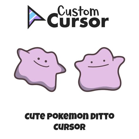 Cute Pokemon Ditto Cursor Custom Cursor