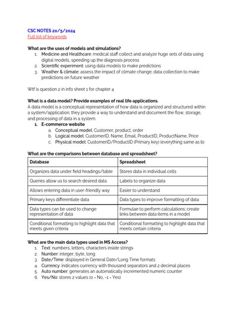 Csc Notes 20 5 2024 Pdf Software Prototyping Data