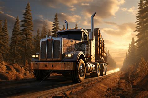 大树旁的卡车高清图片下载 正版图片600581158 摄图网