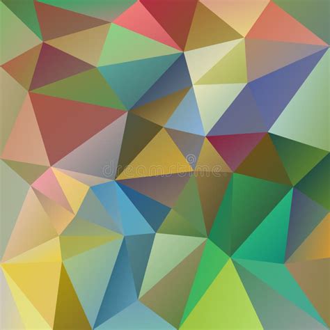 Vector Irregular Polygonal Square Background Triangle Low Poly