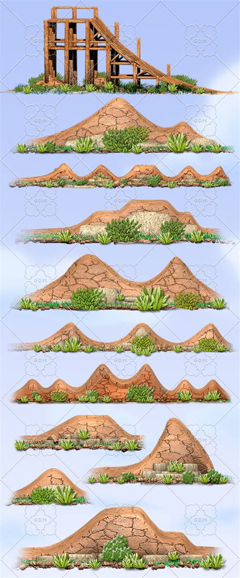 D Scroller Map Construction Set GameDev Market