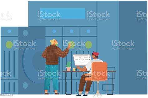 Business Technology Storage Cloud Server Service Concept With Data Network Internet Web