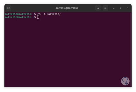 Comando Rm Linux Ejemplos Parámetros Solvetic