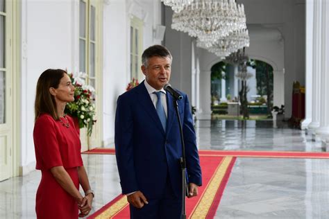 Eu Ambassador Denis Chaibi Presents Letters Of Credence To The President Of Indonesia Joko
