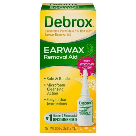 Debrox Drops Earwax Removal Aid 05 Oz