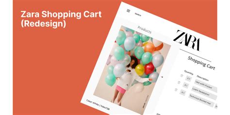 Zara Shopping Cartredesign Figma