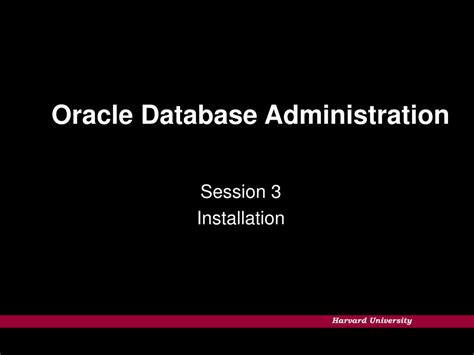 Ppt Oracle Database Administration Powerpoint Presentation Free Download Id3527560
