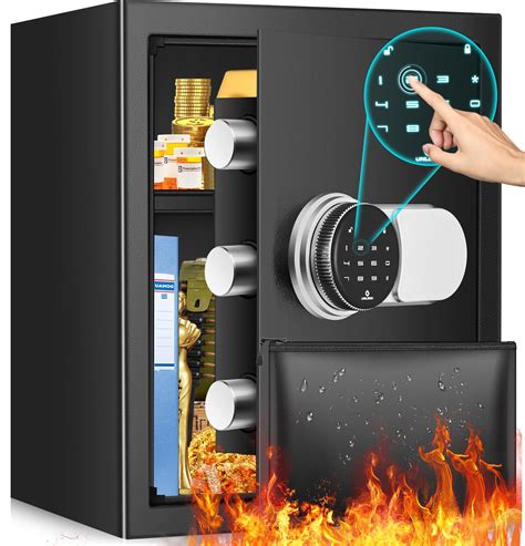 23 Cub Safe Box Fireproof Waterproof With Fireproof Document Bag