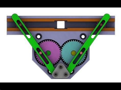 This Simple Mechanism Shows You How To Convert Rotary Motion Into Linear Motion By Rod And Gear