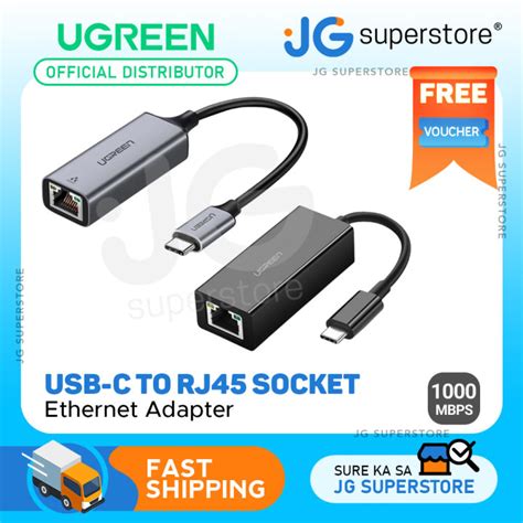 UGREEN USB Type C To Gigabit Ethernet Adapter Mbps RJ Port Plug And Play For Tablets