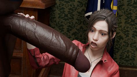 Rule 34 Big Penis Claire Redfield Dark Skinned Male Female Open Mouth