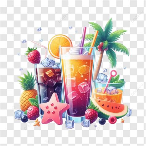 청량 음료 음료 음료 열대 칵테일 무료 다운로드 마시다 음료수 청량 음료 Png 일러스트 및 이미지 에 대한 무료 다운로드 Pngtree