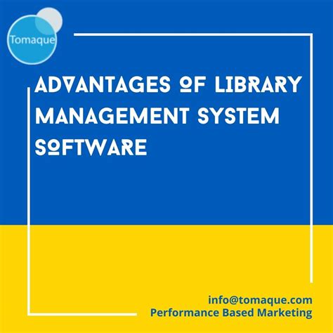 Library Management System Tomaque Digital Services