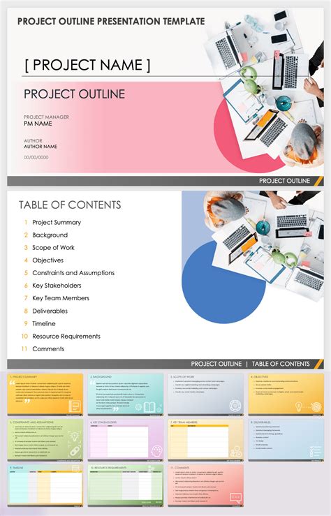 Free Project Outline Templates Smartsheet