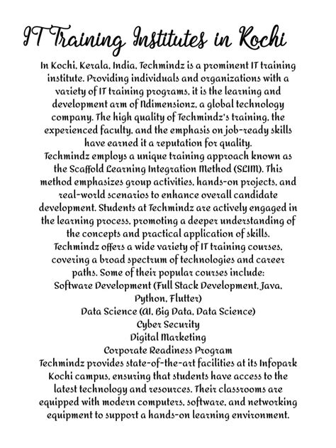 Ppt It Training Institutes In Kochi Powerpoint Presentation Free Download Id 12651621