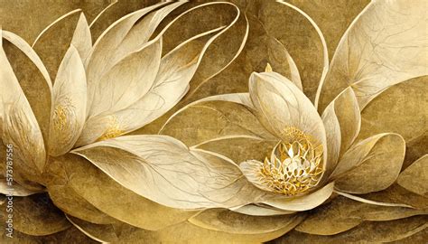 Lotus Flower Vinyl Wallpaper At Janine Hall Blog