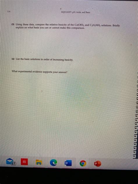 Solved Pre Laboratory Assignment Often Solutions Can Be Chegg