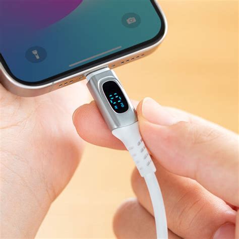 Pd電力表示機能付き Usb Type Cケーブル（usb Pd240w対応・e Marker搭載・1m・やわらかシリコンケーブル・usb2 0・充電・データ転送・スマホ・タブレット・ホワイト