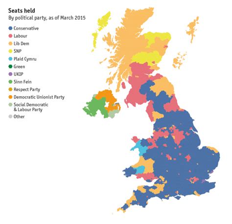 Constituency Cartography Uk General Election 2015 Map Of Britain