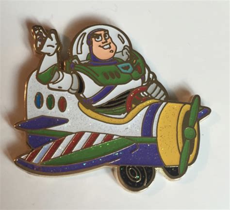 57715 Buzz Lightyear Plane Mystery Tin Collection Hong Kong Disneyland Disney Pin