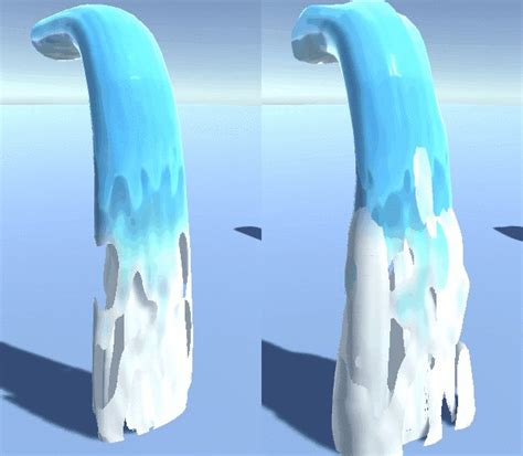 creating a stylized waterfall in unity twitter