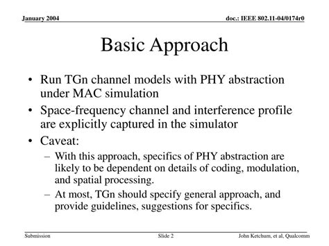 ppt phy abstraction for system simulation powerpoint presentation