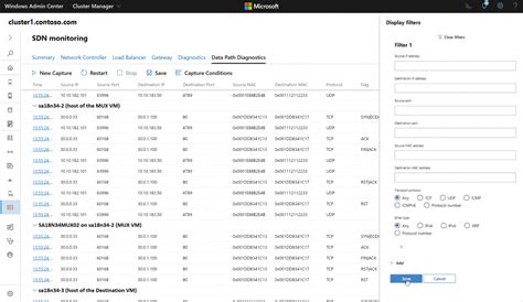 Sdn Data Path Diagnostics Extension In Windows Admin Center Microsoft Learn