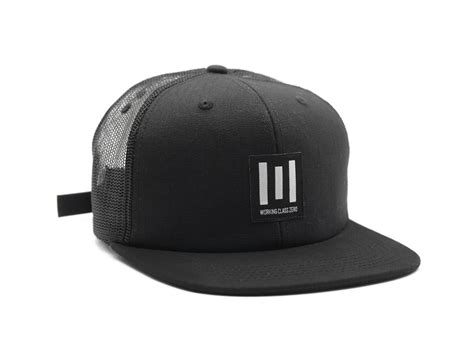Bars Trucker Hat Black Working Class Zero