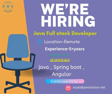 Anjali Madkatte On Linkedin Hiringalert Javafullstackdeveloper Frontendbackend Panindia