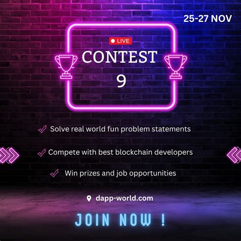 dapp world on linkedin contests blockchain smartcontracts