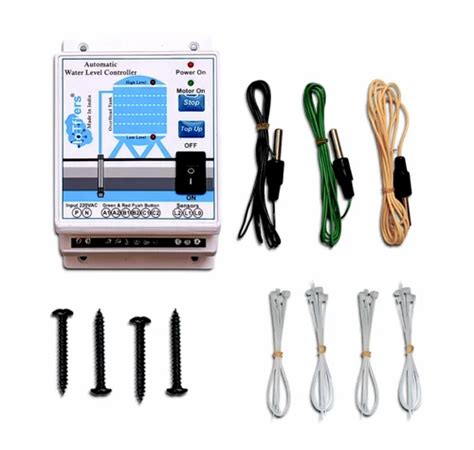 Fully Automatic Water Level Controller For Borewell Pumps With Push Button Type Starter Panel At