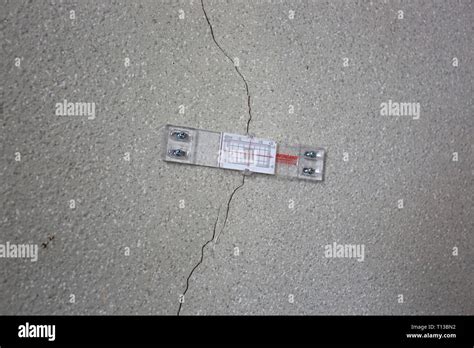 General View Of A Machine For Structural Building Subsidence Monitoring And Building Movement