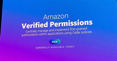 速報 Amazon Verified Permissionsがgaしました Awsreinforce Developersio