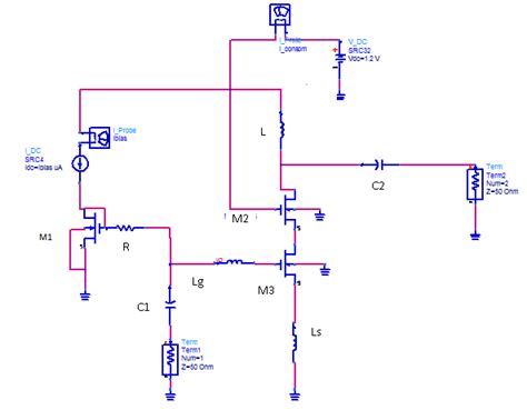 Schematic Of A Source Inductive Degeneration Lna Download Scientific Diagram