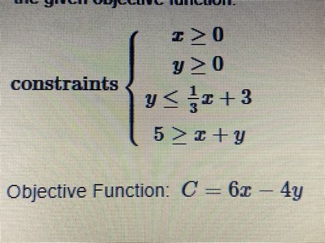 Answered Given The System Of Constraints Name Bartleby