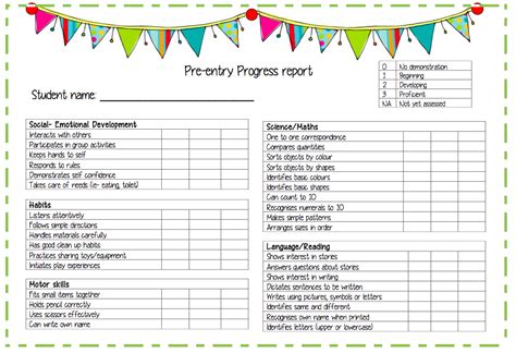 9 Preschool Progress Reports Ideas To Save Today Progress Report Preschool Progress And More
